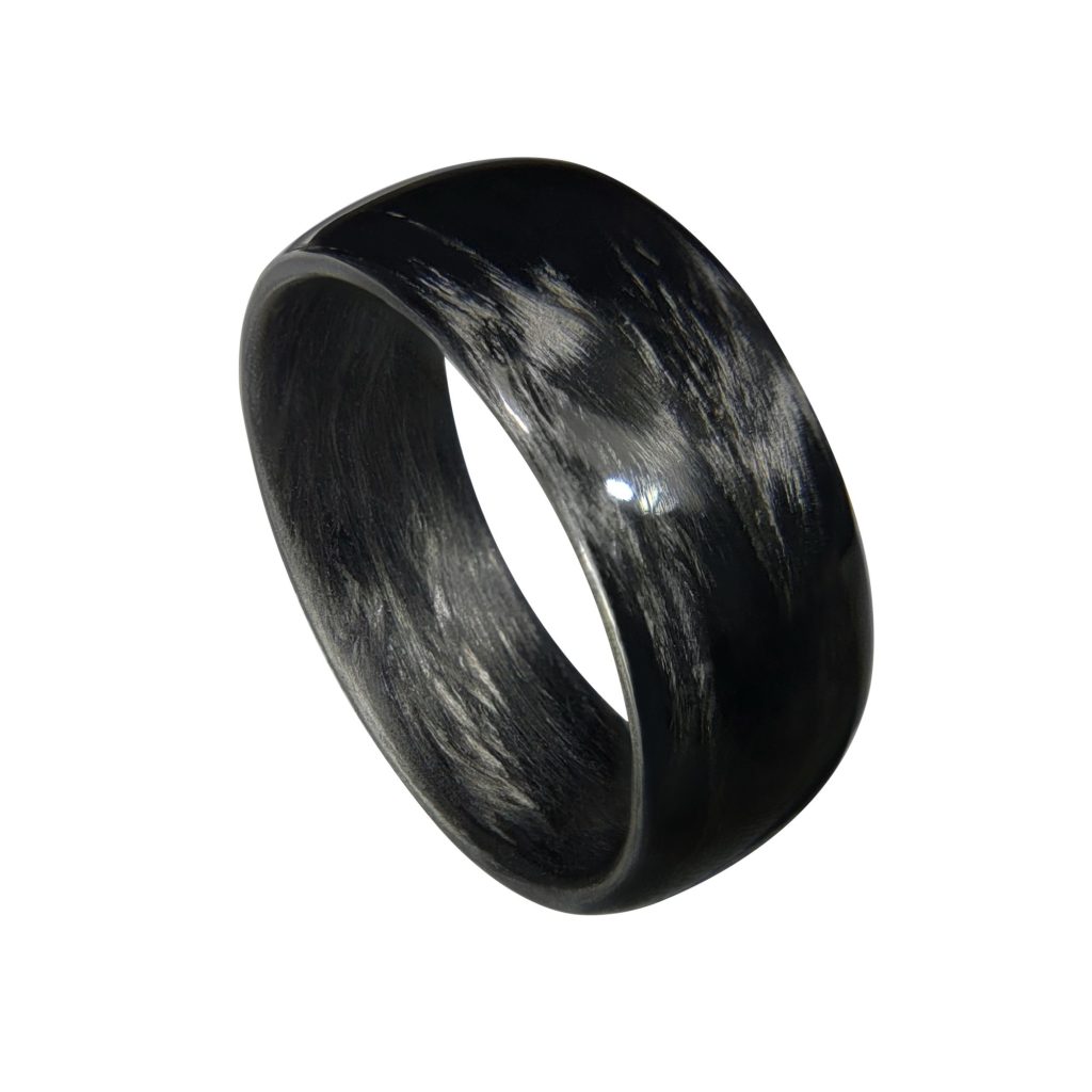 Texalium Silver Legacy Ring - CORE CARBON RINGS