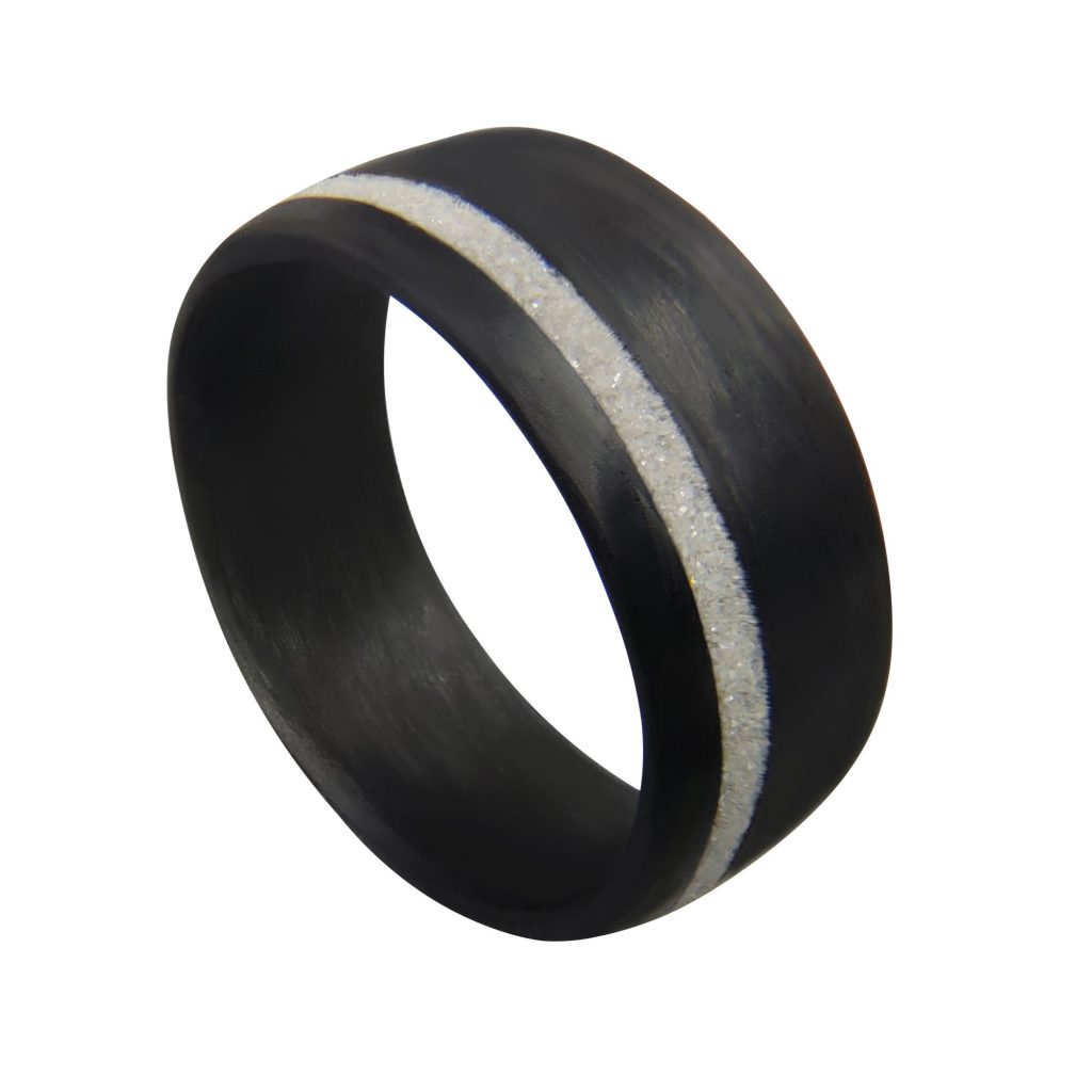 Diamond Rings - CORE CARBON RINGS - Carbon Fiber Diamond Rings