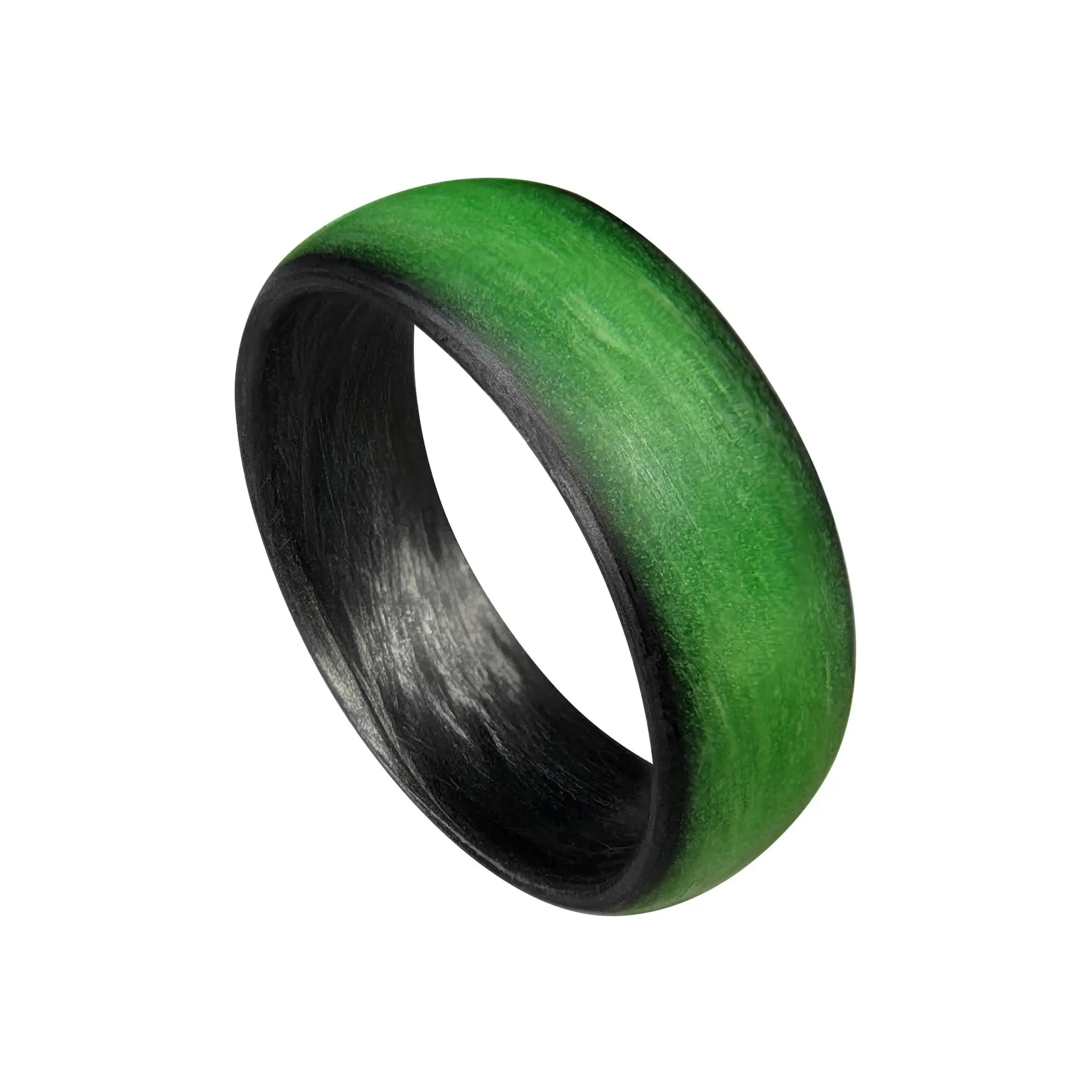 Carbon Legacy Green Glow Ring - CORE CARBON RINGS