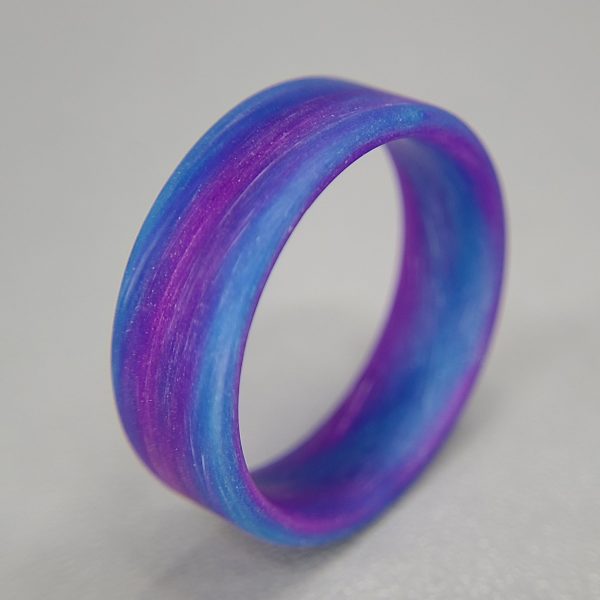 Purple and Blue Glow Ring - CORE CARBON RINGS®