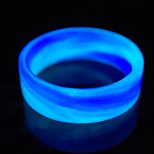 Purple and Blue Glow Ring - CORE CARBON RINGS®